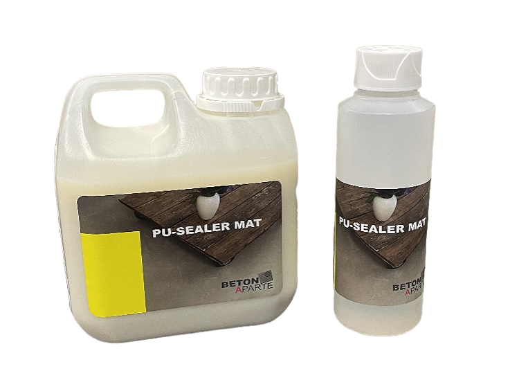 PU sealer mat per m² , matte natuurlijke PU sealer - Beton Aparte