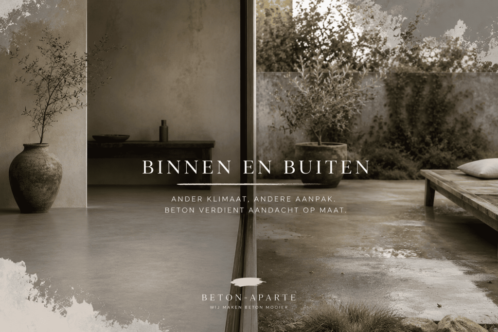 Waarom behandel je een betonnen terras anders dan een betonvloer ...